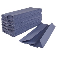 C-Fold Paper Hand Towels 1 ply Blue 2880