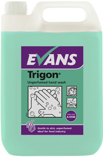 Evans Vanodine Trigon High Active Unperfumed Hand Wash 5 ltr