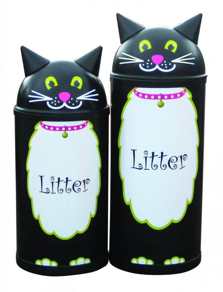 Monster Litter Bins Primary Education Playground Classroom Purple
