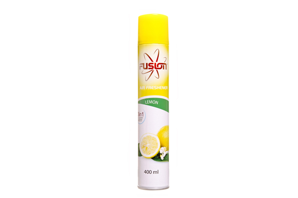 Fusion Lemon 3 in 1 Water Based Highley Perfumed Air Freshener 400ml