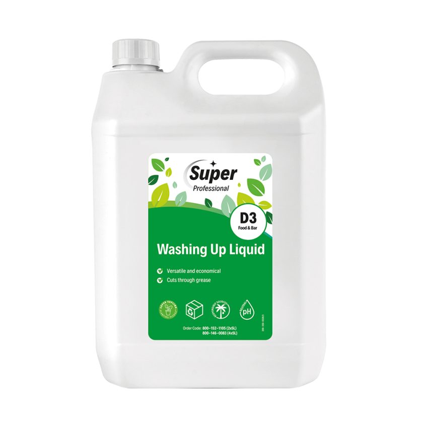 Super Green Detergent Washing Up Liquid 5 Litre